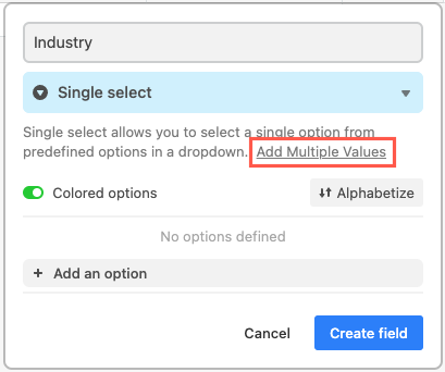 Quick Method to Setup Single Select & Multi Select Field Value Lists ...
